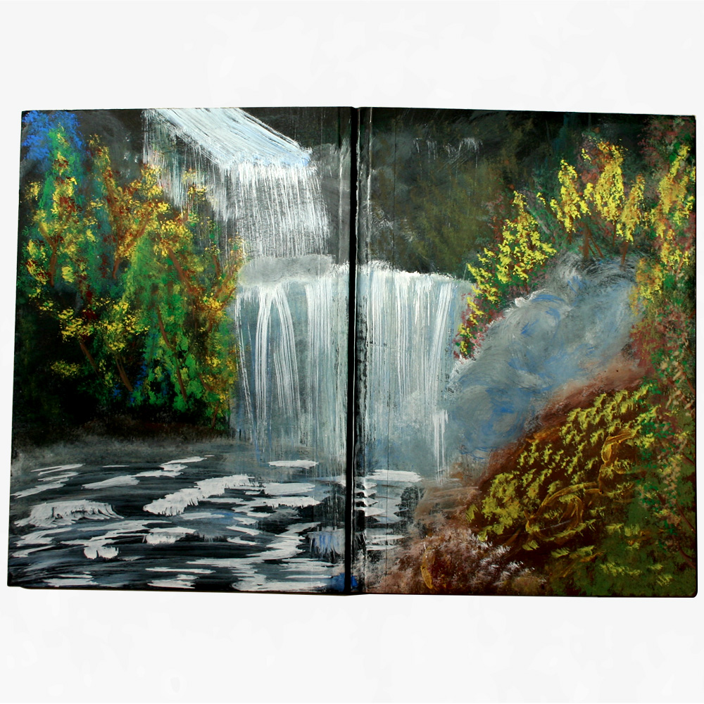 Waterfall Book Cover Painting – Trisha Deva
