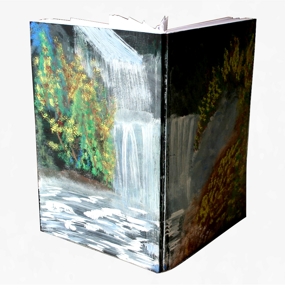 Waterfall Book Cover Painting – Trisha Deva